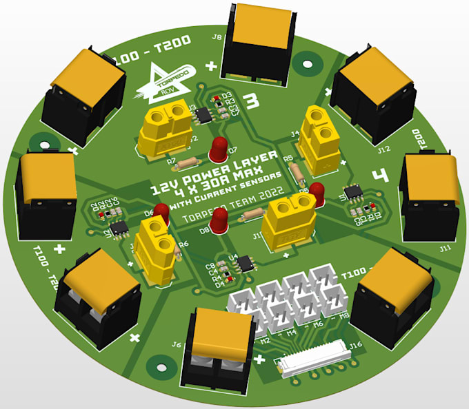 Design pcb layouts, schematics and gerber files for you by Moamen ...