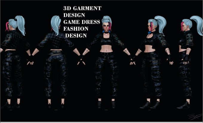 Create 3d garment, 3dfashion design, virtual fashion, 3d apparel ...