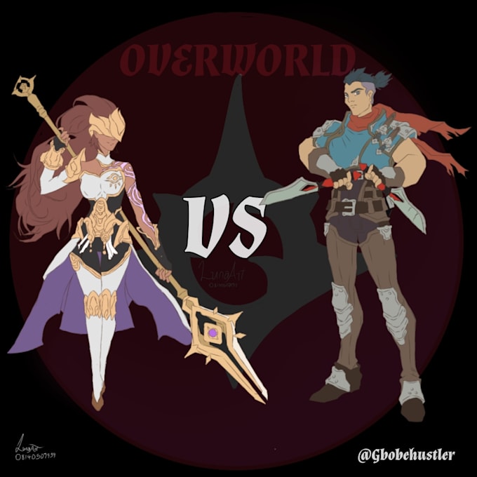 Draw original characters from headshots to full body poses by Maakka ...