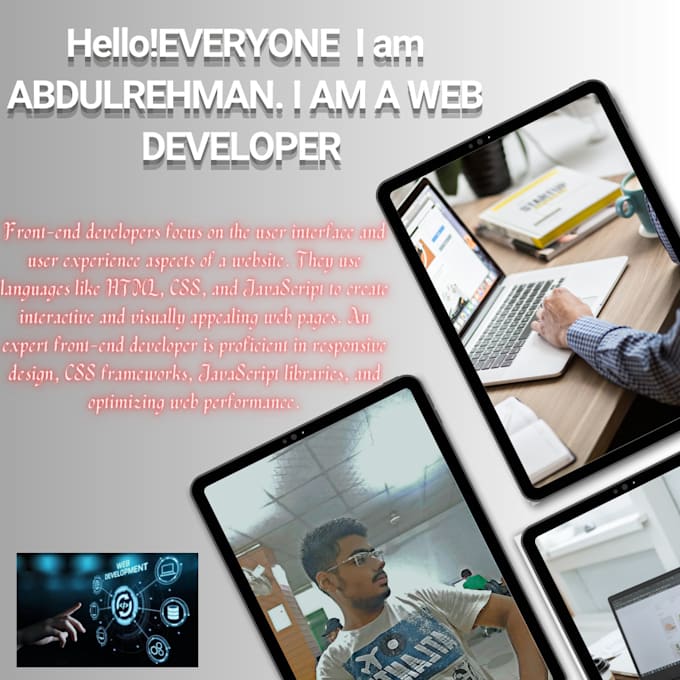 Develop a front end website using html and css by Abdulrehmanr287 | Fiverr