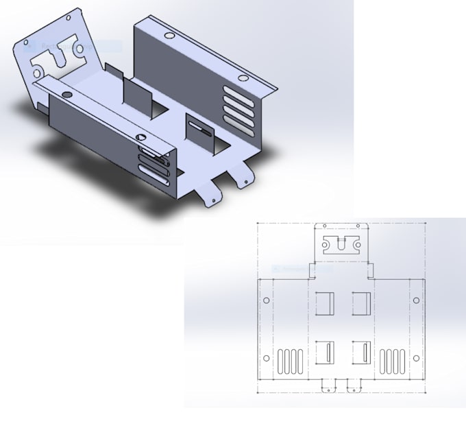 Do laser cut and form sheet metal parts by Hanagmal | Fiverr