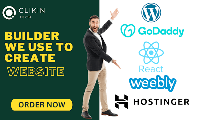 Create a dazzling website design and development by Clikin_tech | Fiverr