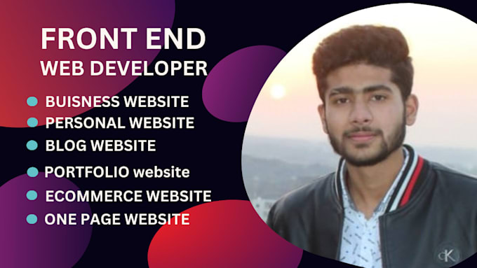 Be your front end web developer by Haseebsheikh843 | Fiverr