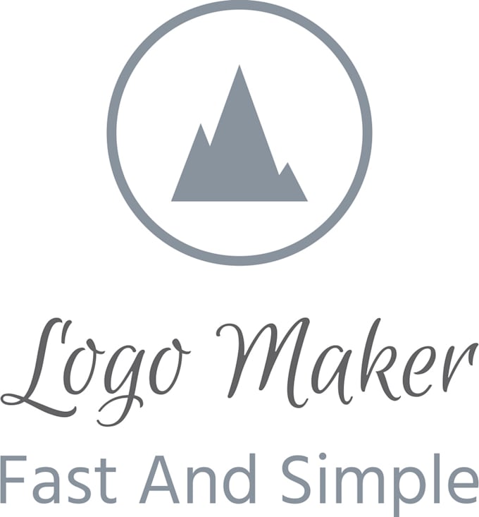 Simple logo maker for you by Mica_ferreyra | Fiverr