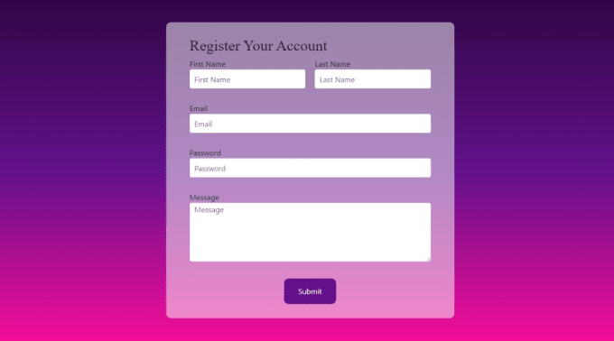 Create responsive form design in web developing by Abdullahrajp790 | Fiverr