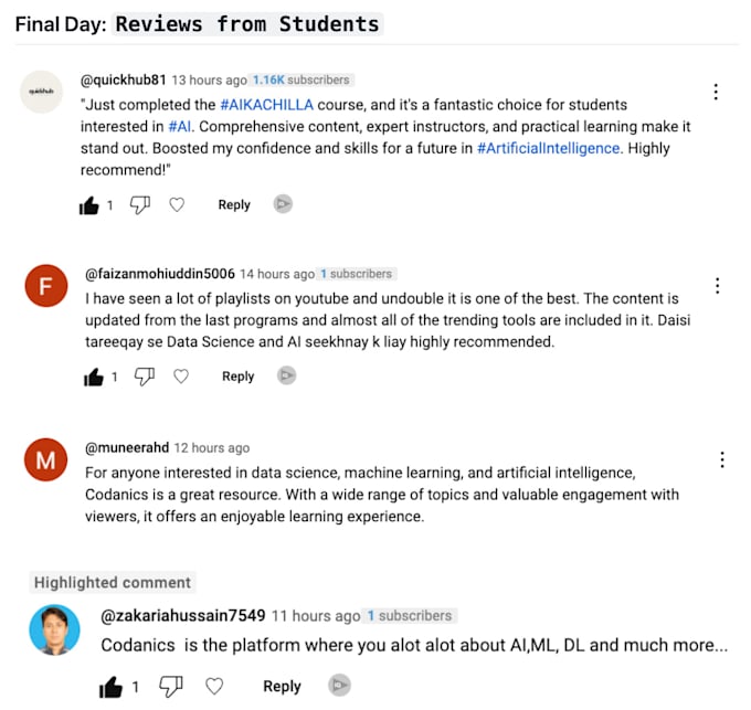 Provide Ai Ka Chilla 2023 Course In Urdu Or Hindi By Codanics Fiverr 