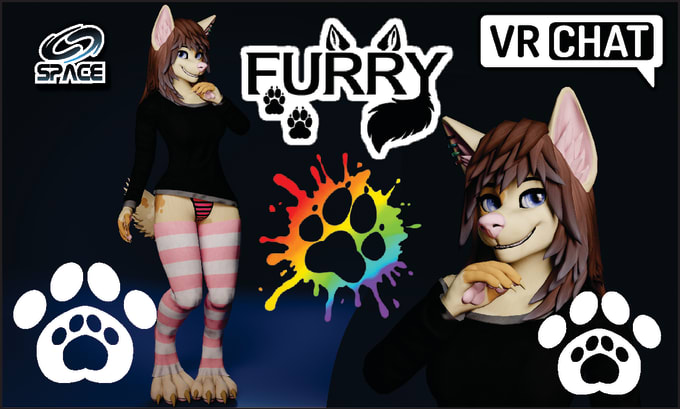 Create Custom 3d Furry Avatar For Vrchat Vtuber Games Nsfw By Sneakyavatar Fiverr