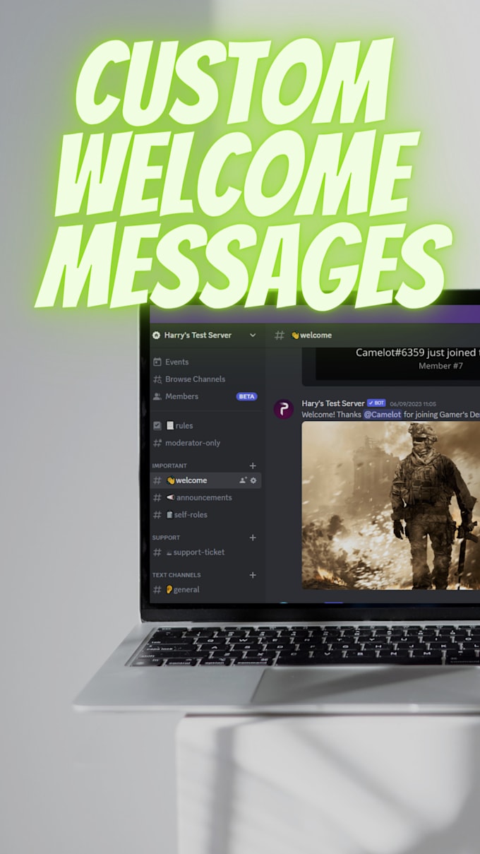 Professionally design a custom discord server by Johnharry526 | Fiverr