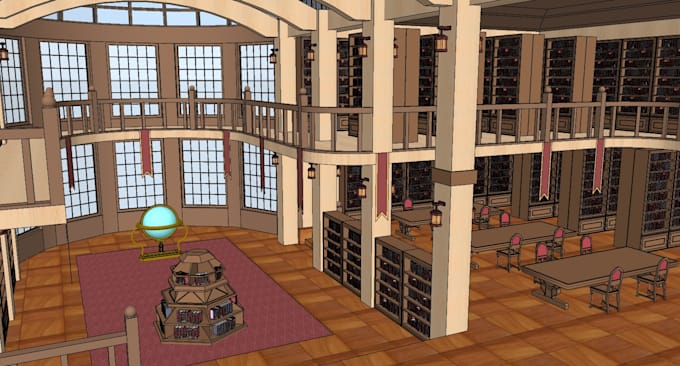 Créer un croquis 3d pour les arrière-plans de mangas comiques webtoon