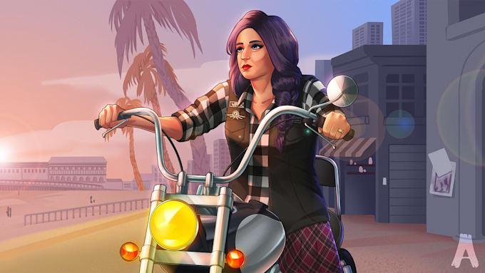Draw your gta rp character with gta style by Alcaline | Fiverr