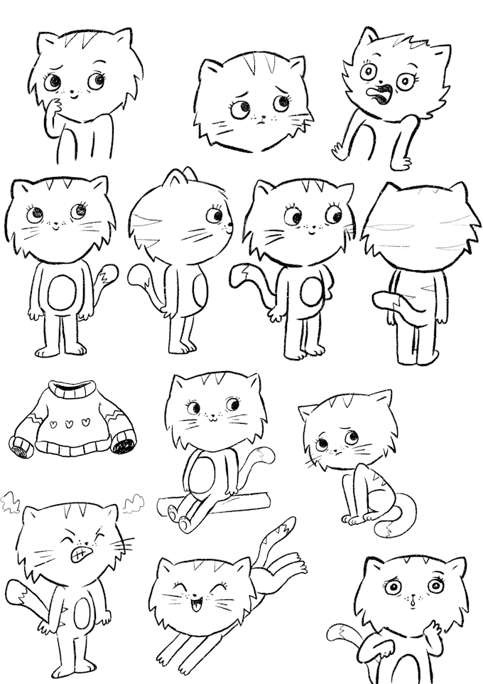 Draw your story book character design by Emmahealy328 | Fiverr