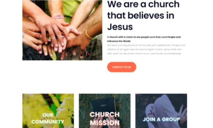 Design a live streaming church website with and logo by Jere_cox | Fiverr