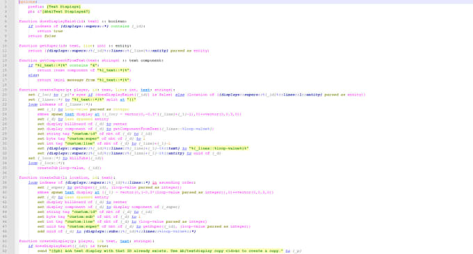 Custom Minecraft Skript Writing Skript By Beni34yt Fiverr