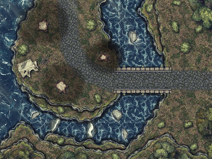 Make custom digital dnd battle maps by Thejackl | Fiverr