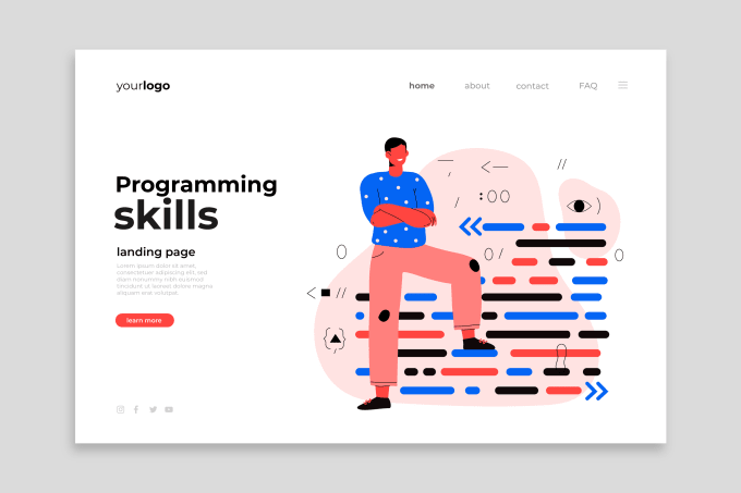 Do Frontend Development In Html Css Js Bootstrap Tailwind And React Js By Developify567 Fiverr