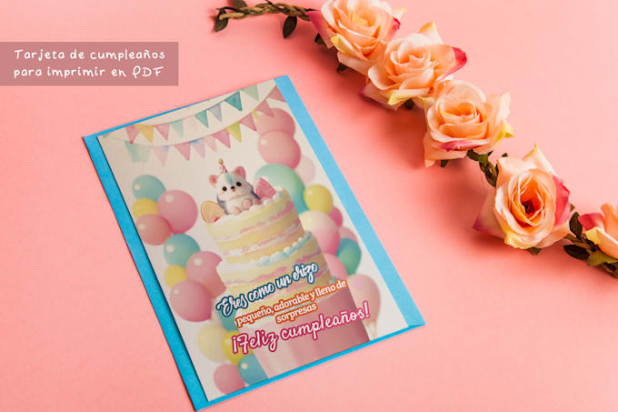 Design custom printable invitations from scratch by Petitichan | Fiverr
