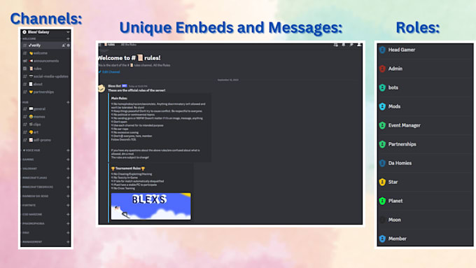 Create the best custom discord just for you by Bc_ninja | Fiverr