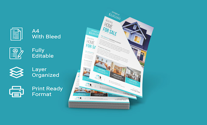 Design flat flyer, advertising, one pager, one sheet and sale sheet by ...