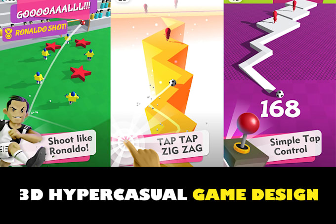 Develop 3d hyper casual games for different platforms by Digismile | Fiverr