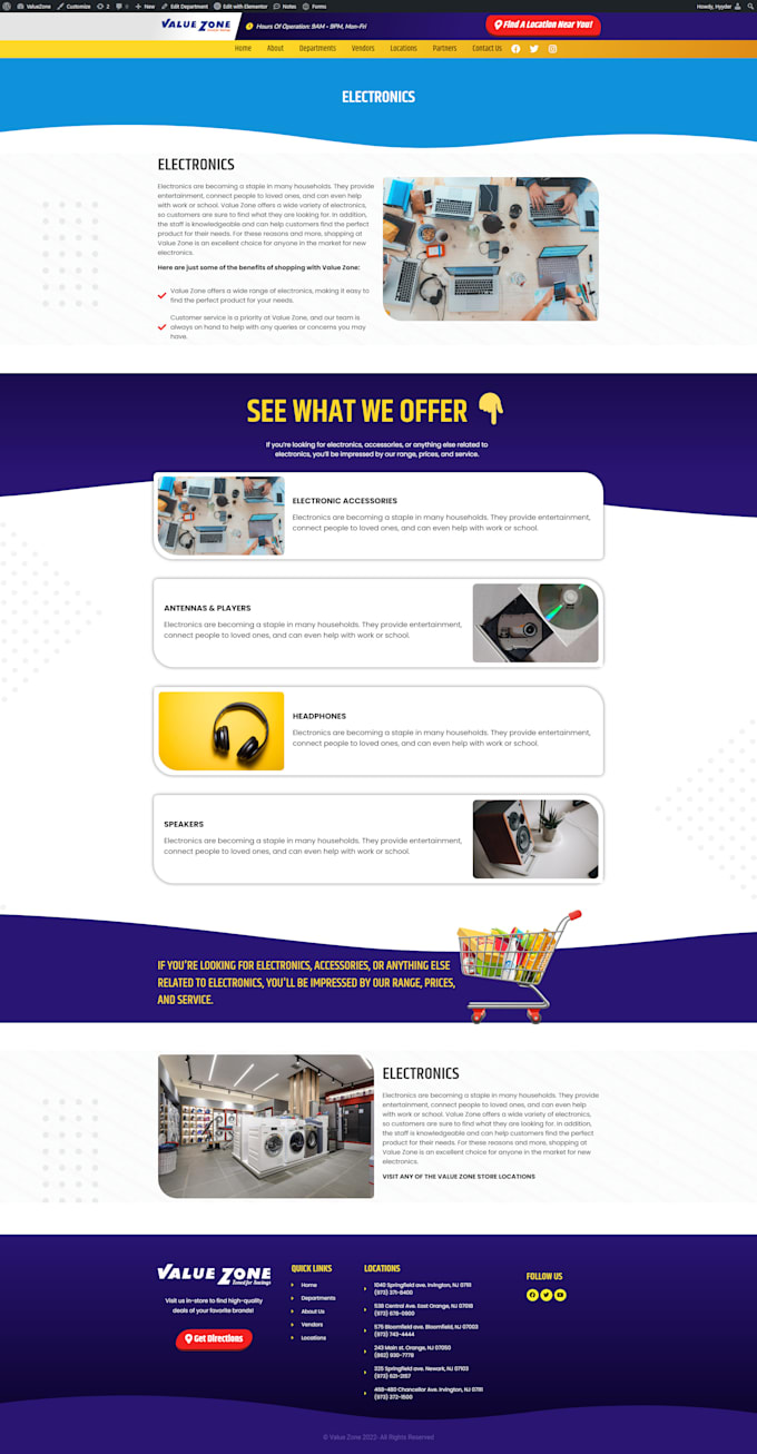 Be your front end web developer using html, css, bootstrap, react by ...