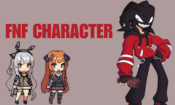 Do 8bit 16bit pixel art, pixel art sprite sheet, fnf character ...