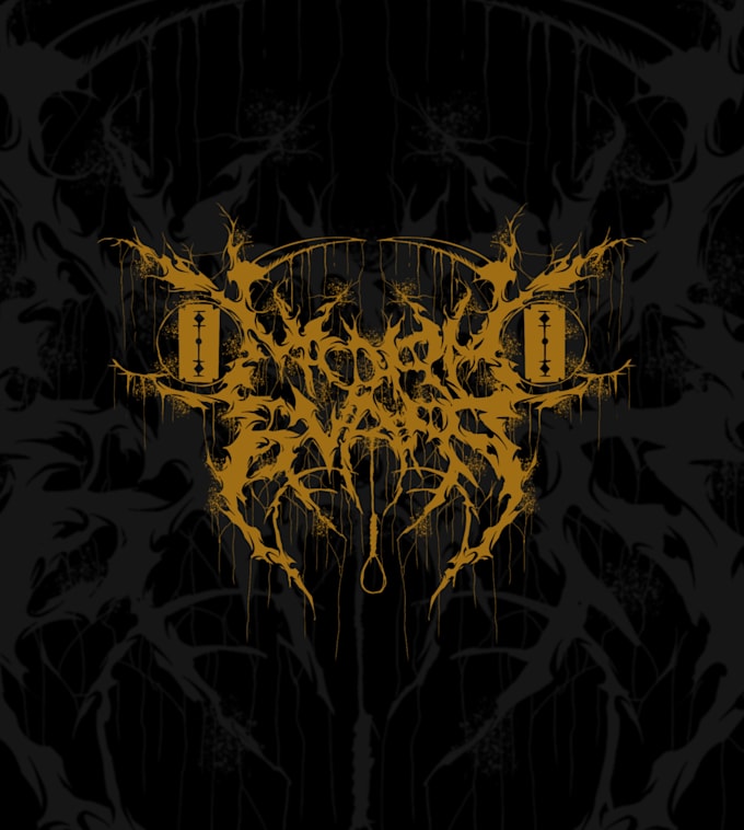 Draw detailed dark,horror,metal,gore illustration by Hevamech_art | Fiverr