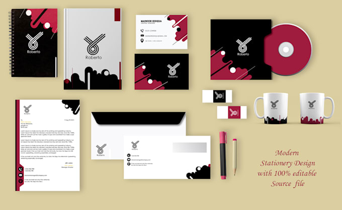 Design a minimalist logo with full brand identity by Sidd_graphic | Fiverr