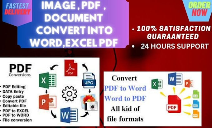 Type and convert pdf image document data entry accurately by Mdrafikmridha | Fiverr