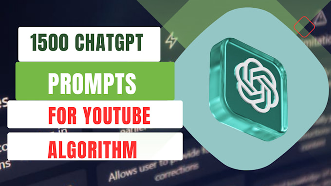 1000 chatgpt prompts for growing your youtube algorithm by Thomasabraha344 | Fiverr