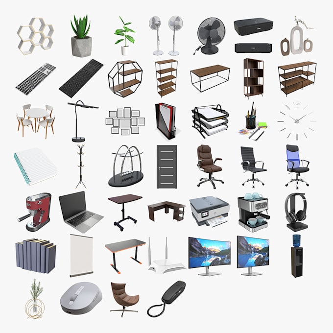 Make 3d animation accessories, 3d clothings, character assets by ...