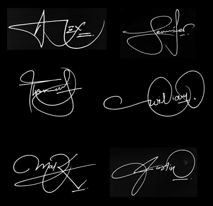 Design artistic handwritten signature autograph with video tutorial by ...