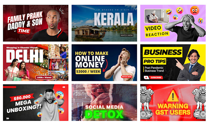 Design view boosting youtube thumbnails and suggest titles by Viral ...