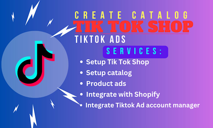 Setup tiktok catalog for tik tok shop and ads link with shopify by ...
