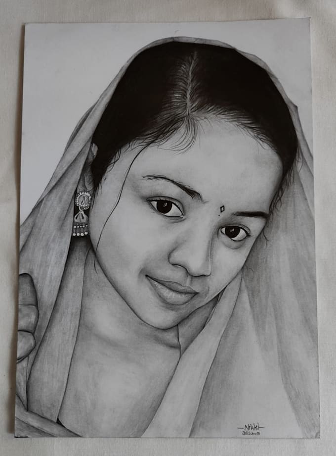 Do really good portrait pencil drawings by Arti_sum | Fiverr