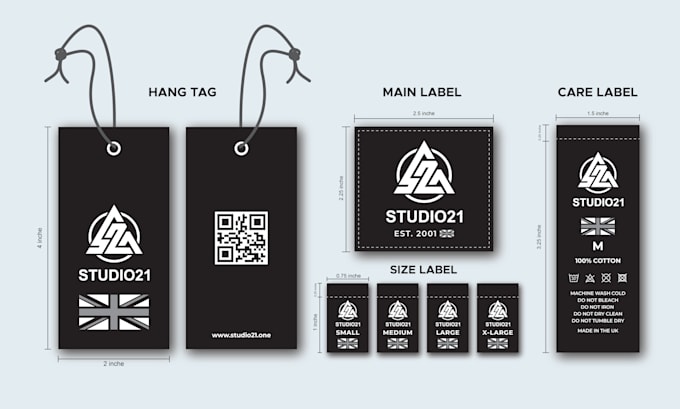 Design premium hang tag, clothing tag, clothing label, neck label by ...