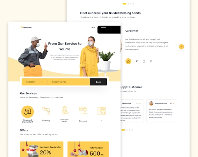 Create interaction rich website for you by Saumyaverma792 | Fiverr