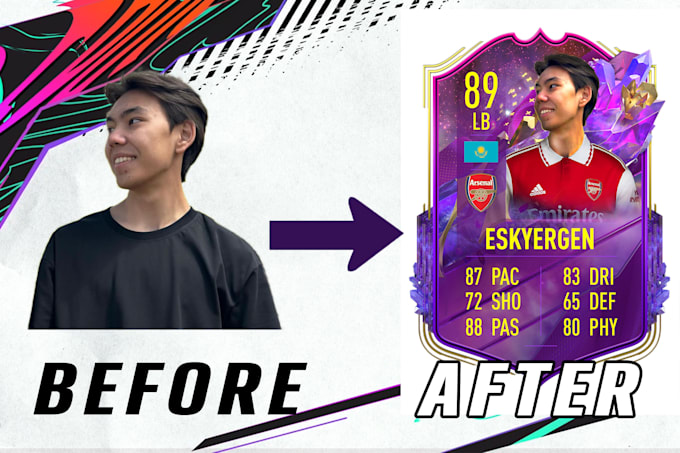Make a custom fifa card of you by Kvizya | Fiverr