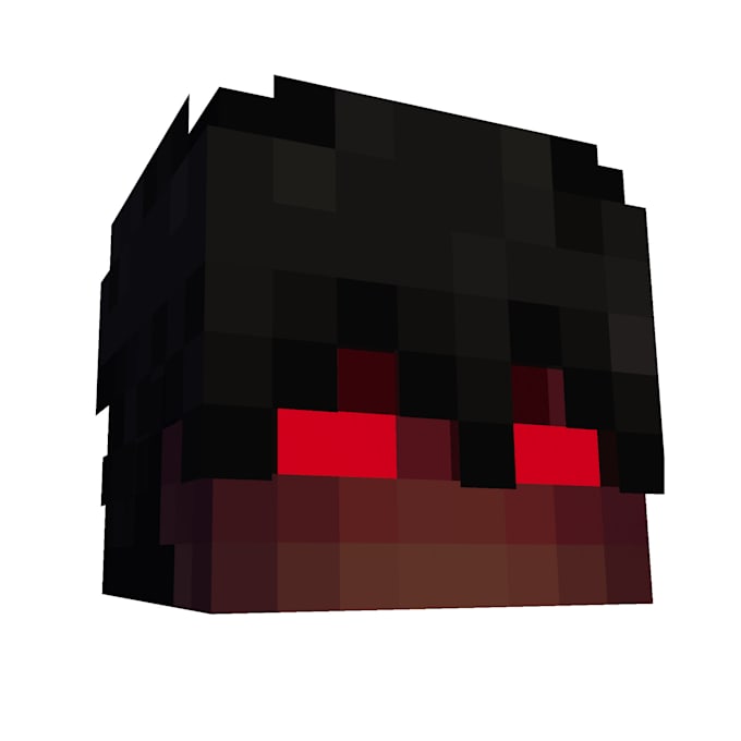 Make a 3d minecraft head profile picture by Armingfx | Fiverr