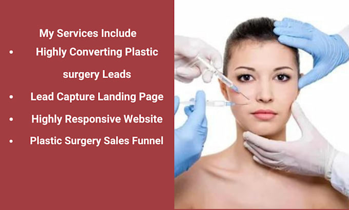 Design plastic surgery landing page reconstructive surgery lead ...