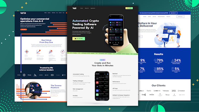 Build a professional and responsive landing page by Andrewvikuk | Fiverr