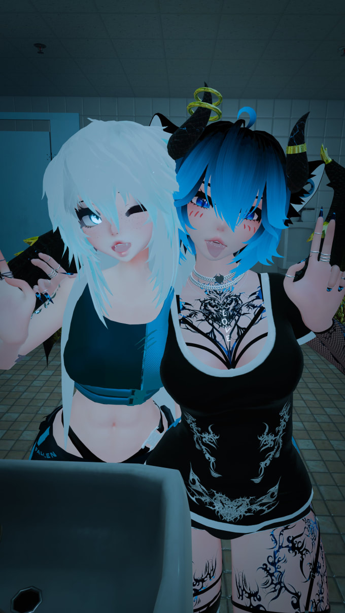 Create Vr Chat Avatar 3d Model Vr Character Vrc Avatar Nsfw Vrchat