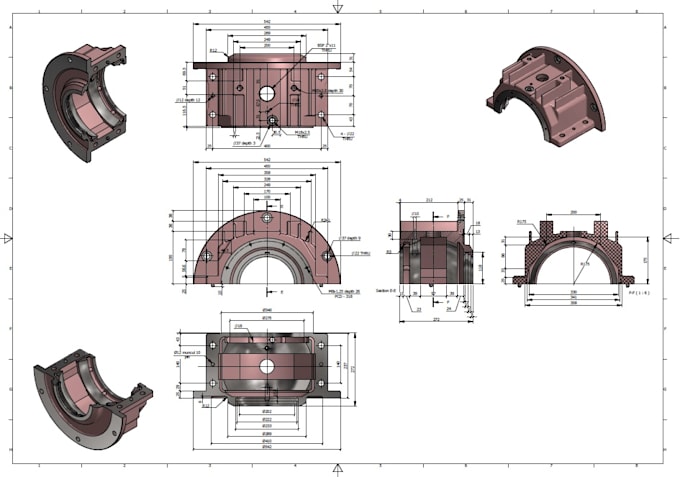 Create shop drawings using a standard approach by Falikh_nada159 | Fiverr