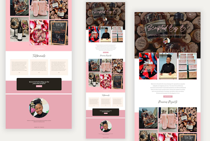 Make a stunning and easy to customize calligraphy website by ...