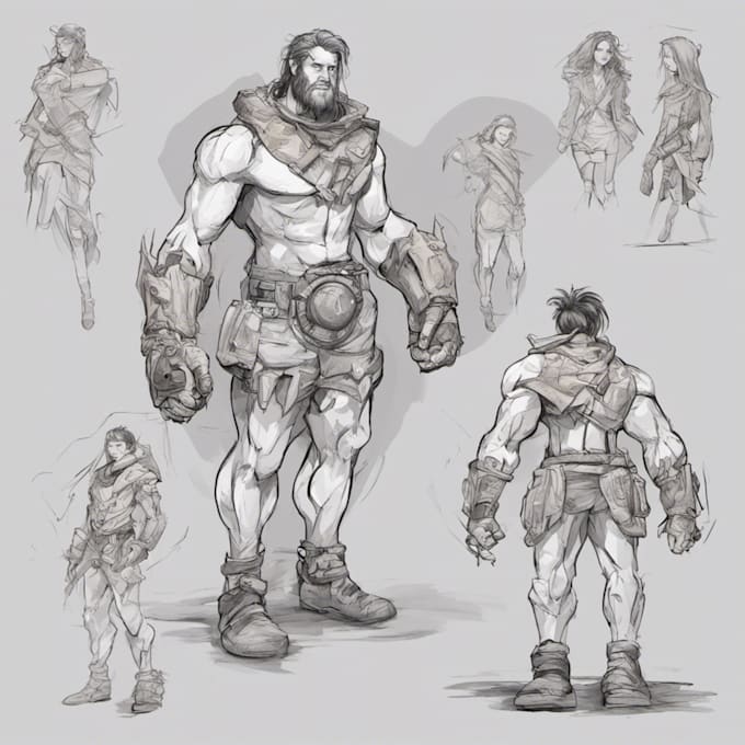 Draw anime character illustration, oc, visual novel, dnd character or ...