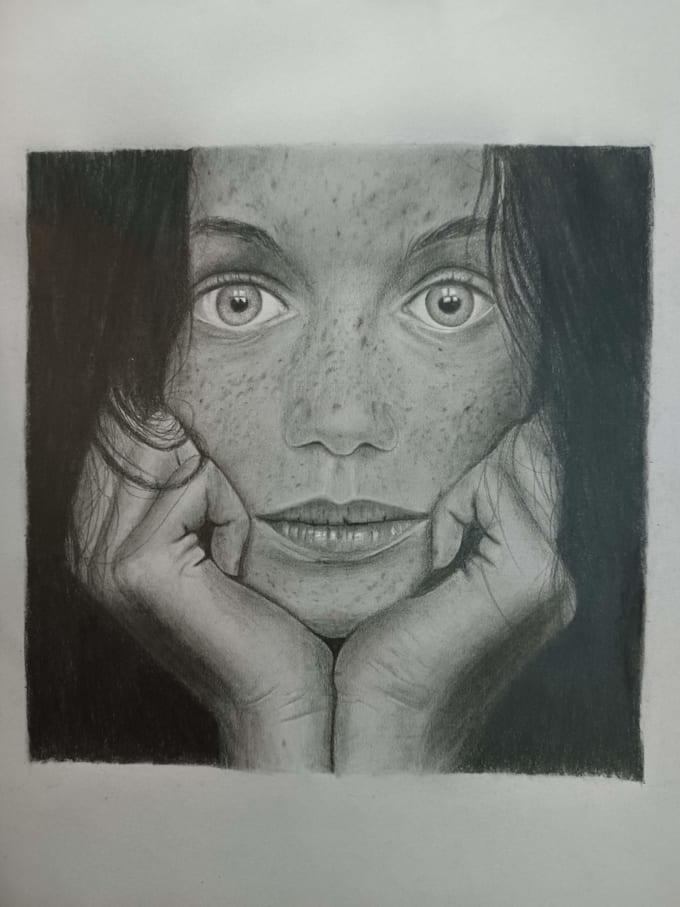 Do Pencil Portraits Using Graphite Pencils By Padmaja 01 Fiverr