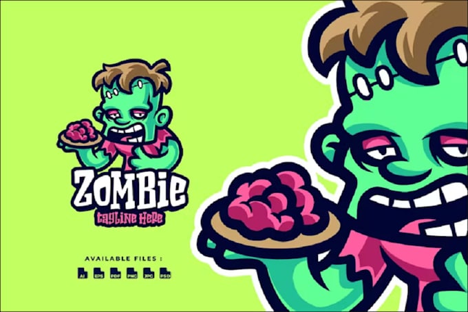 Draw psychedelic melting trippy dripping cartoon character logo ...