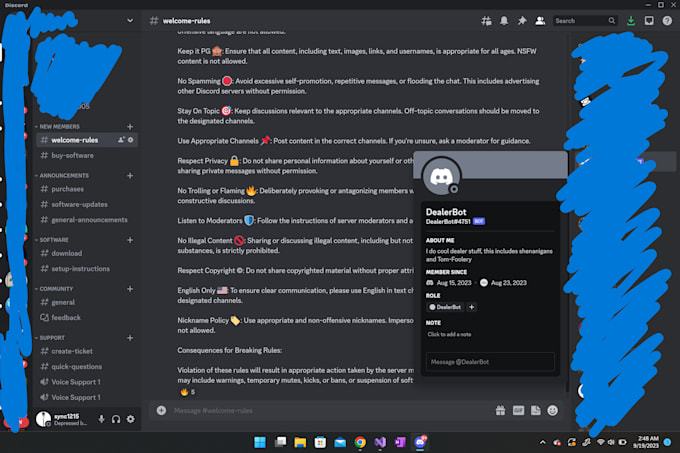 Develop a discord bot by Logan_neel | Fiverr