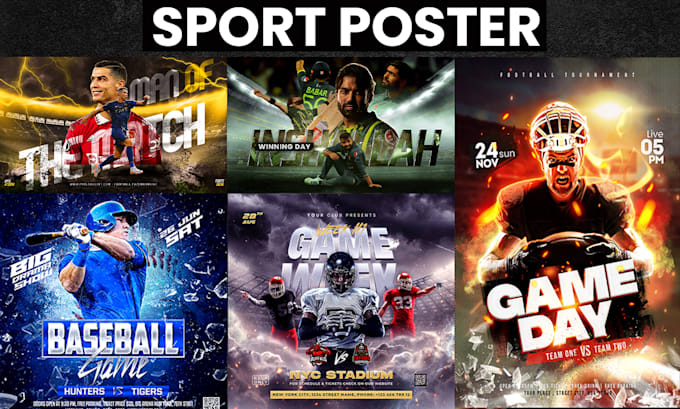 Design eye catching flyer, sports poster, job hiring flyers by ...