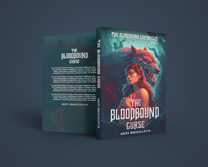 Create a custom book cover art for you by Nida_niaz1111 | Fiverr