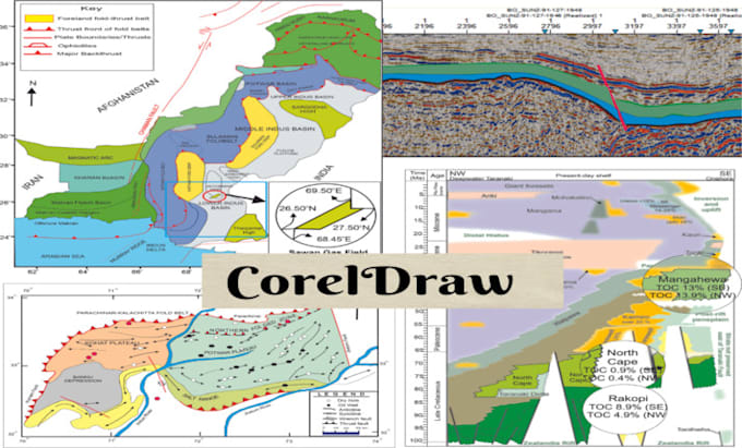Design professional geologic maps in coreldraw by Kiranadil | Fiverr